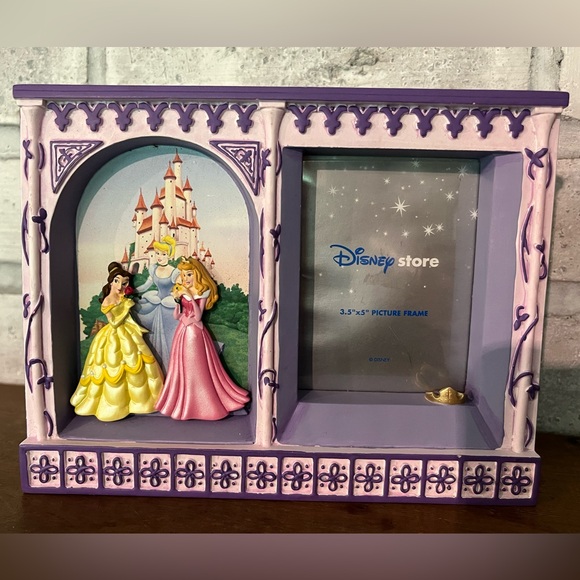 Disney | Accents | Hard To Find Disney Store Princess Photo Frame Belle ...